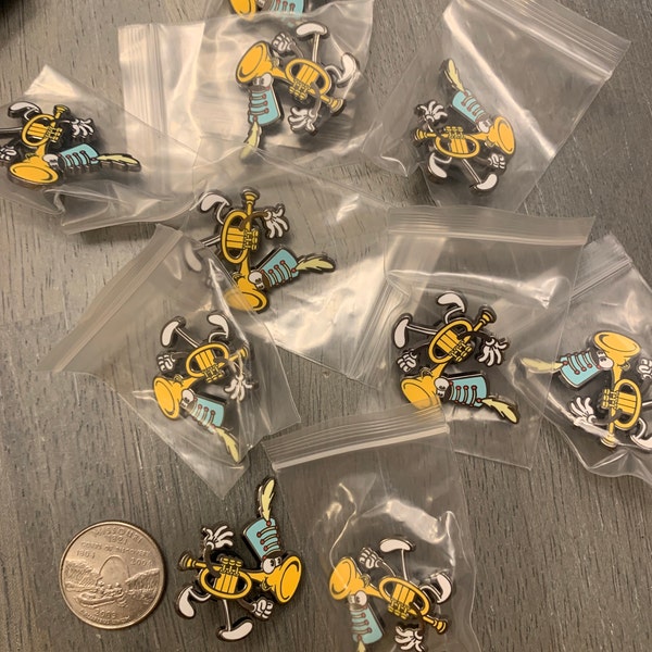 Clarinet Hard Enamel Pin Music Marching Band Cute Fun Geeky SUPER GEEK ...