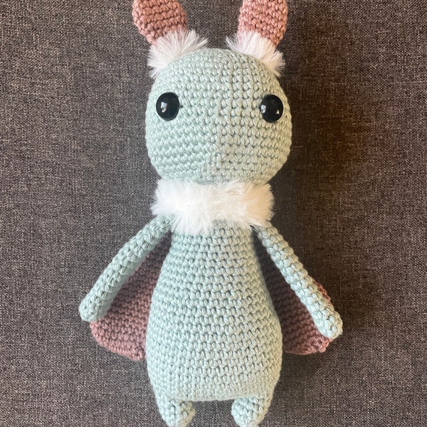 Pdf Pattern : Crochet Poodle Moth, Amigurumi Butterfly, Cute Crochet ...