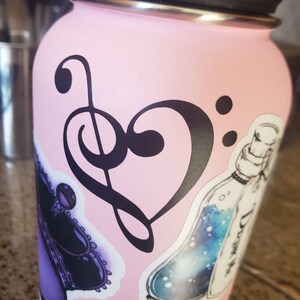 Music Heart Custom Vinyl Decal Sticker Choose Your Color and Size - Etsy