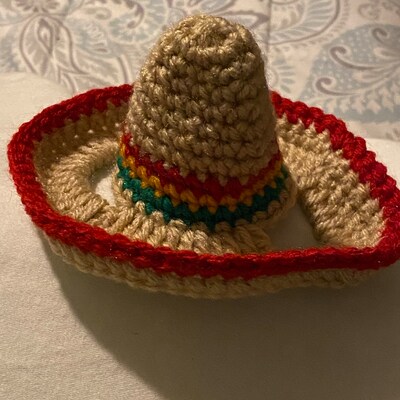 Cat Sombrero Crochet Pattern, Crochet Instructions for Pet Size ...