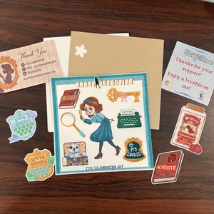 Nancy Drew Scoops Ice Cream Sticker Sheet Alibi in Ashes Laptop Gaming ...