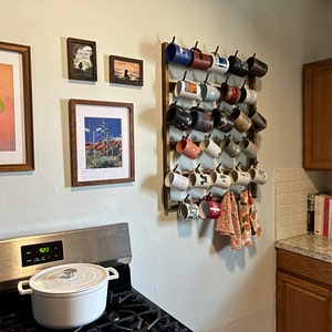 Mason Jar Storage and Display Rack Wood Wall Rack Glass - Etsy