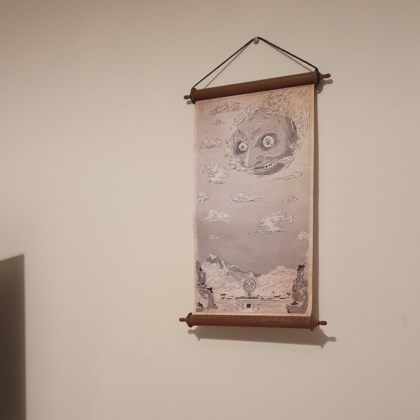 Majoras Mask Zelda Scroll Poster Print - Etsy