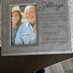 Siblings Picture Frame Personalized Siblings Photo Frame Brother Sister ...