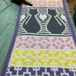 Meow Overlay Mosaic Crochet Pattern Only - Etsy