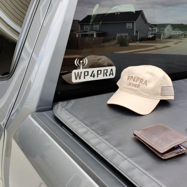 Embroidered Call Sign and Name Tactical Hat With American Flag on Side ...