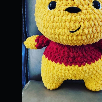 Chunky Pooh Crochet Pattern. P.O.O.H Amigurumi Crochet Pattern. Pdffile ...