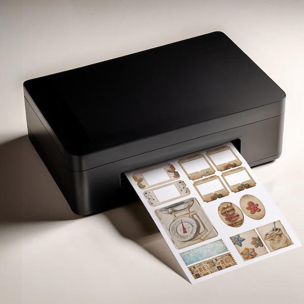 Realistic Black Printer Mockup PSD JPG Digital Download Smart Object ...