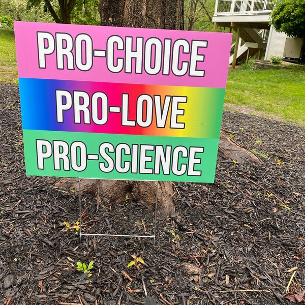 Pro-choice/pro-love/pro-science - Women's Rights / Pro Choice - Double ...