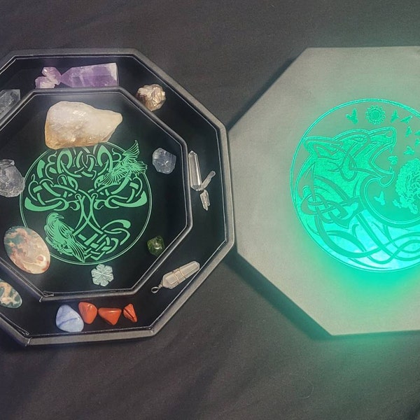 DND DM Screen With 4 Wider Panels 3D Faux Leather Panoramic Battle ...