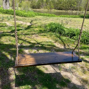 Tree Swing Rustic Long Lasting Outdoor Swing Rope Included - Etsy