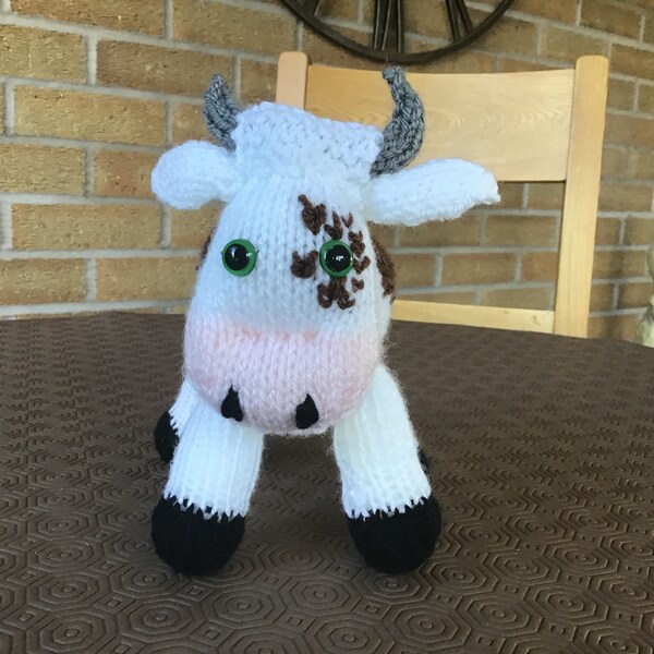 Toy Cow - KNITTING PATTERN – Pdf File by Automatic Download - Etsy
