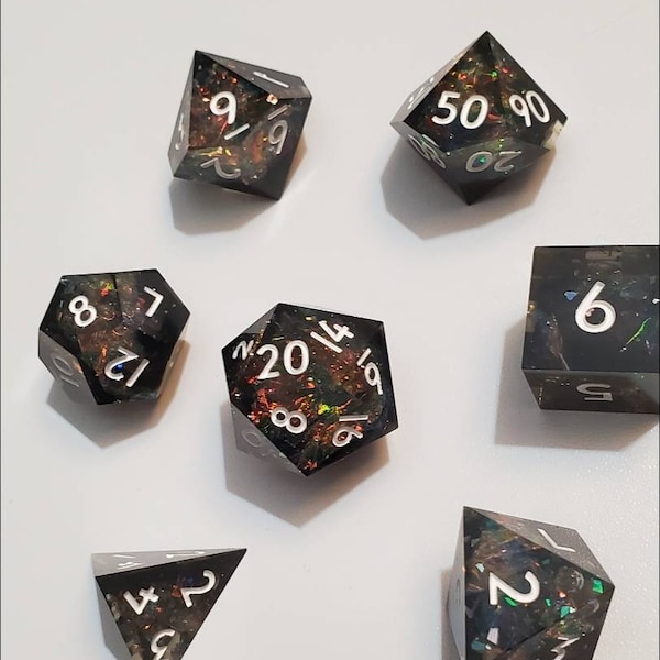 Milk Tea Boba Dice Kawaii Dice, Boba Dice, Handmade Resin Sharp Edge ...