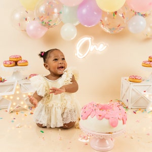 Cake Smash Outfit Girl Photo Outfit Romper Dress and Matching - Etsy