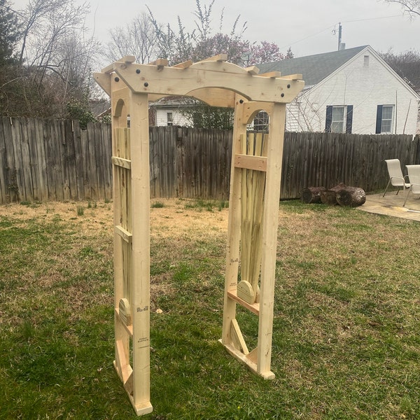 Garden Arbor Plans, Arched Pergola Plans, Garden Trellis, Flower ...