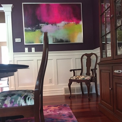 Abstract Painting // Pair Painting // 2 Parts // Acrylic Painting ...