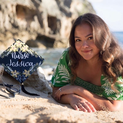 Football Athlete Touch Down Grad Cap Topper Graduation Gift - Etsy