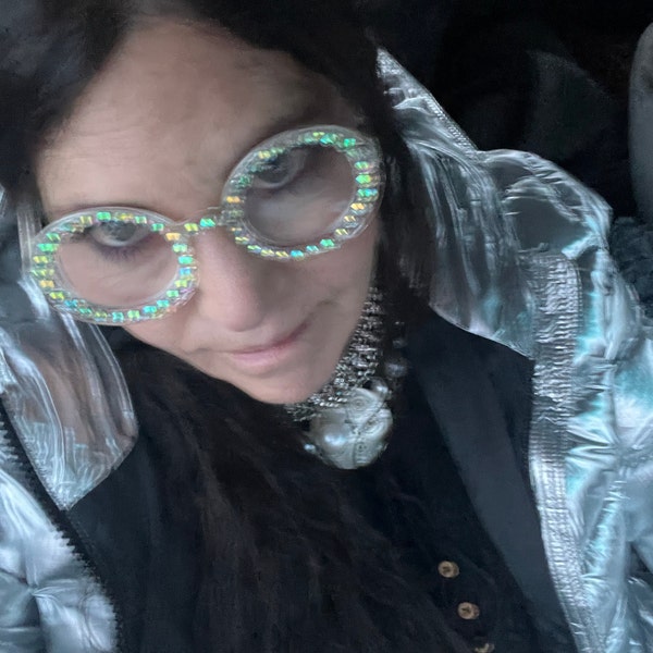 Reading Glasses Unisex Metal Half-moon Underframe Readers Metal Frames ...