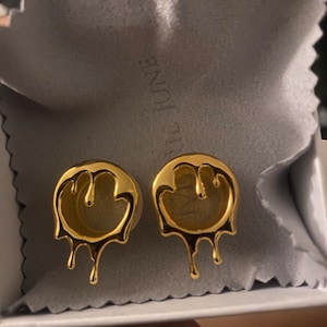 Dripping Ear Bar Gold Silver Rose Dripping Ear Bar Ear - Etsy