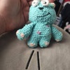 Mini Monster-keychain Version Crochet Pattern by Aquariwool Crochet ...