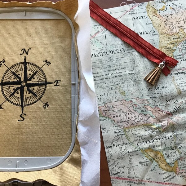 Compass Machine Embroidery Design Nautical Designs Sailing Machine ...