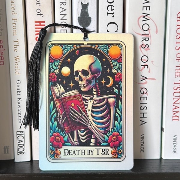 The Reader Tarot Card Bookmark, Holographic Bookmark, Gothic Bookmark ...