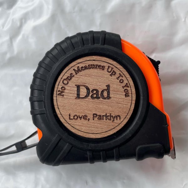 No One Measures up Personalized Tape Measure, Fathers Day Gift From ...