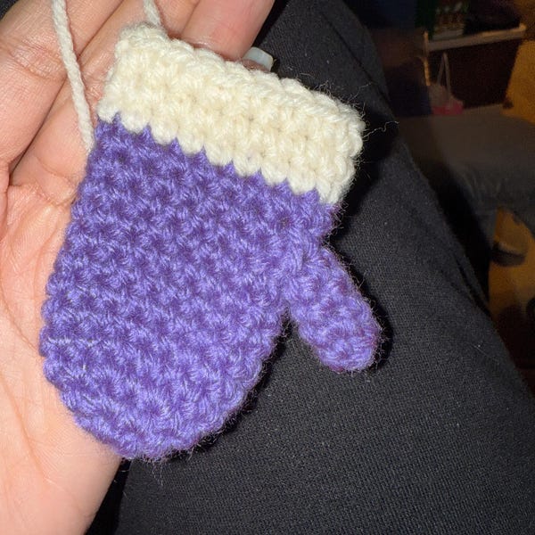 MITTENS CROCHET PATTERN - Easy Free Tutorial Christmas Decorations and ...