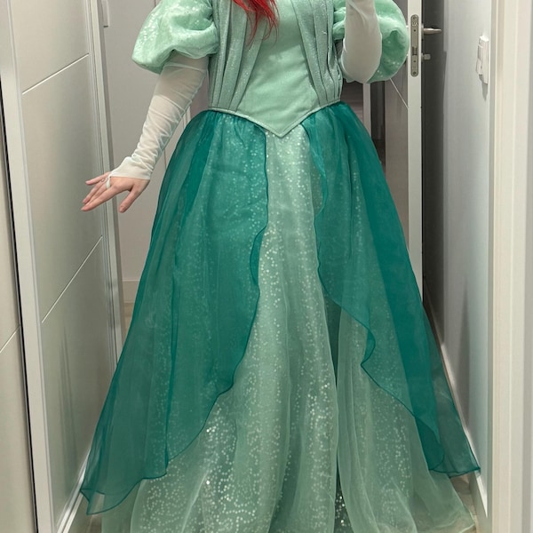 Little Mermaid Purple Ariel Dress Ariel Cosplay Costume - Etsy
