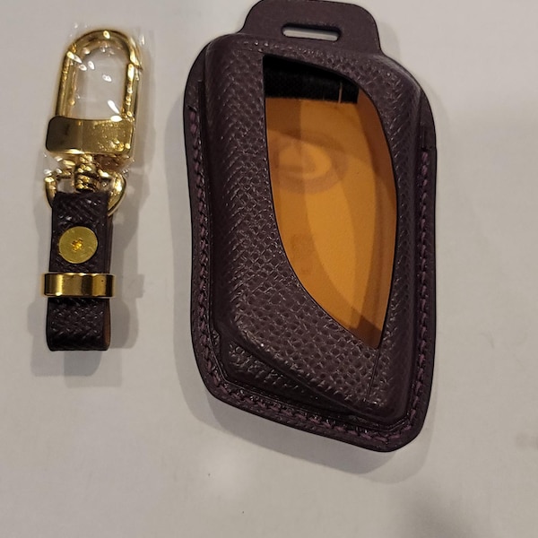 Volvo Ex30 Leather Key Fob Cover, 2024-2025 Volvo EX30 Polestar 4 Key ...