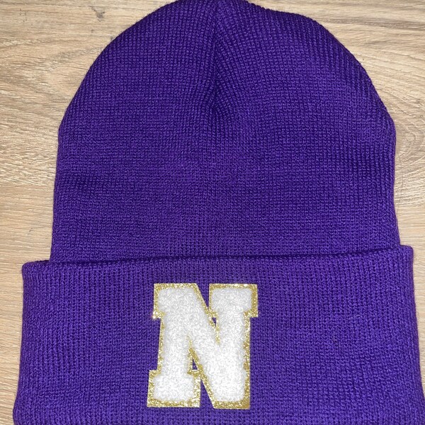 Personalized Beanie Hats With Patch - Adult and Kids - Etsy