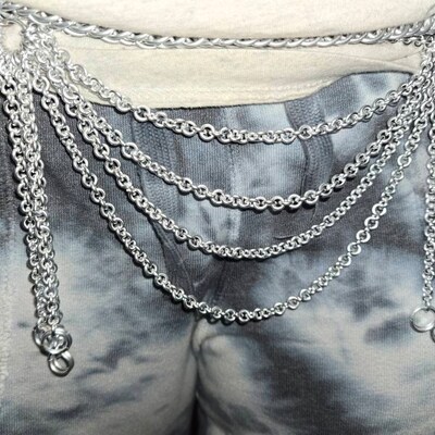 Medieval Chainmail Butted Antique Belly Dancer Belt SCA LARP Women ...