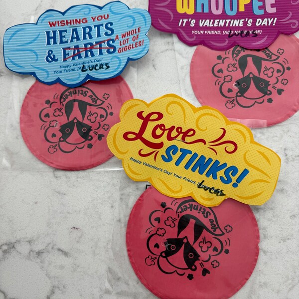 Whoopee Cushion Kids Valentine Printable - Kids Valentines, School ...