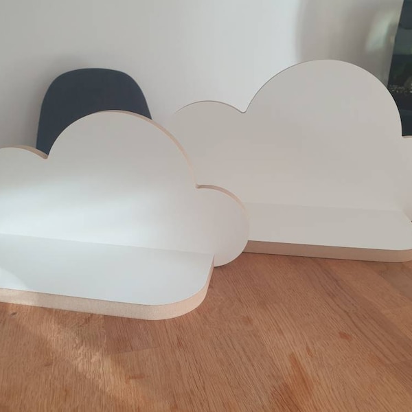 Set of 3 Cloud Shelf, Cloud Shelf, Shelf for Baby, Nursery Wall Decor ...
