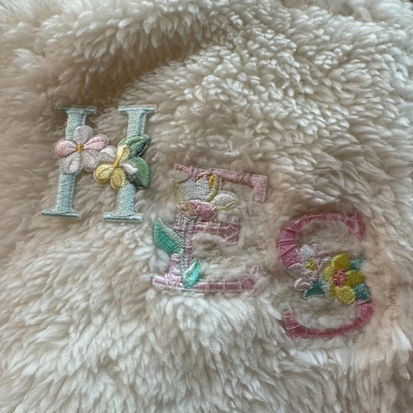 Flower Embroidered Patch,flower Applique Patch,iron on Flower Patch ...