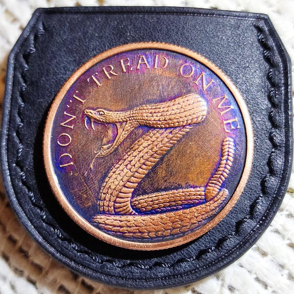 Don't Tread on Me Snake Challenge Coin EDC Every Day Carry Antique ...