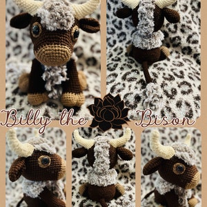 Bison, Bison Crochet Pattern, Crochet, Pattern, Bison Tutorial ...