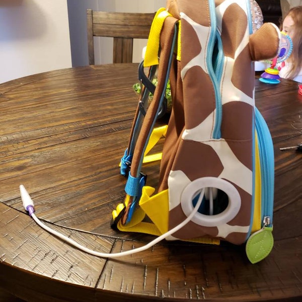 Gtube Modified Feeding Backpack, Medium Size, Kangaroo Joey, Enteralite ...