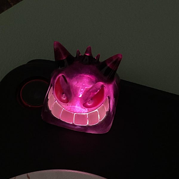 Gengar Resin Keycap, Custom Pokemon Artisan Keycap, Cherry MX, Anime SA ...