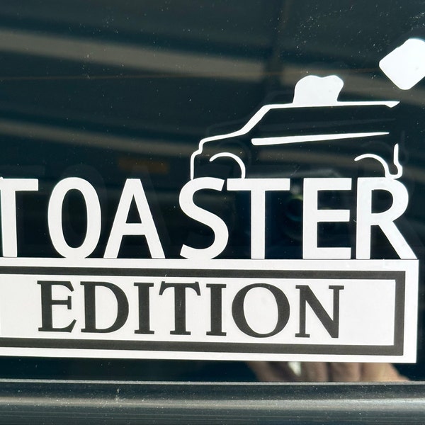 Toaster Edition Car Decal - Kia Soul - Jeep Renegade - Cute - Custom ...