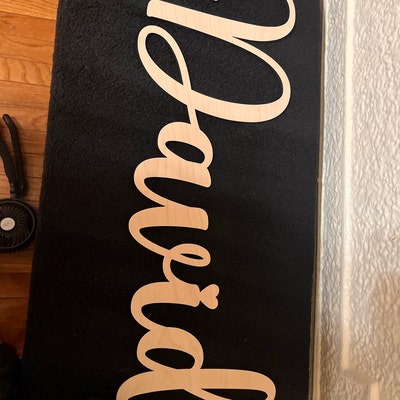 Wooden Name Puzzle With Inscription Under Name, Custom Toy, Christmas ...