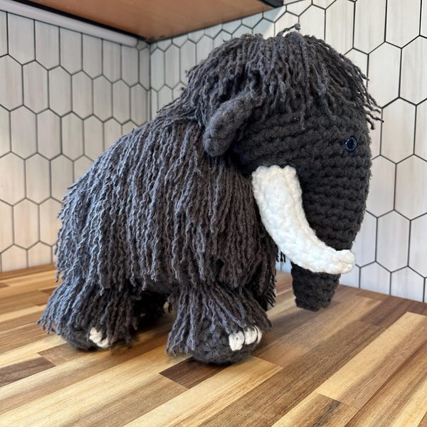 Woolly Mammoth Crochet Pattern (PDF in ENGLISH) - Etsy