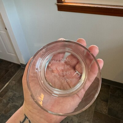 Personalized Handwriting Whiskey Glass Engrave Your Handwritten Message ...