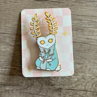 Blupee & Bubbul Gem Enamel Pin Bobble Interactive Pin Cute Bunny Pins ...