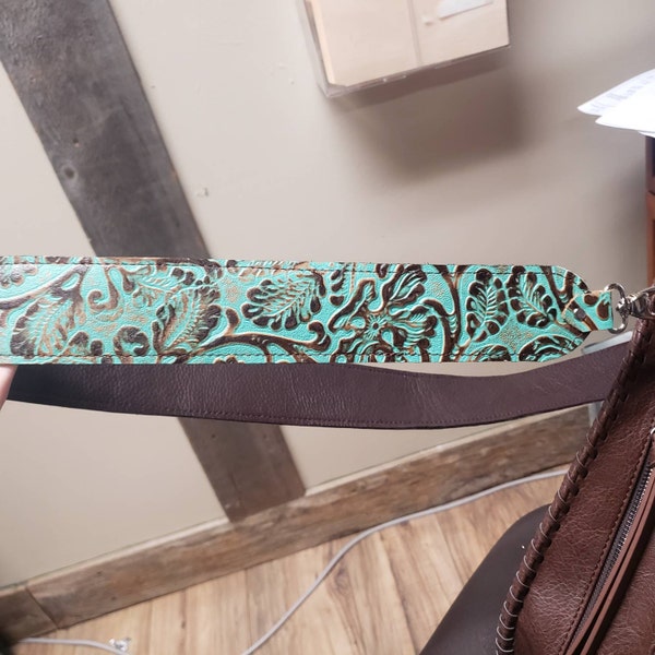 Ready to Ship! Distressed Embossed Leather Western CROSS BODY Rodeo ...