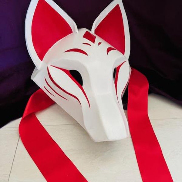Kitsune Mask: Traditional - Etsy