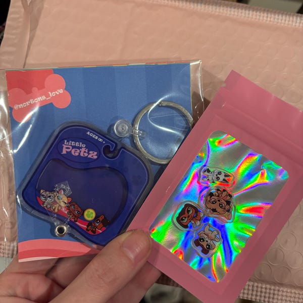 Little Pet Fan Made Fillable Keychain Booster Packs - Etsy