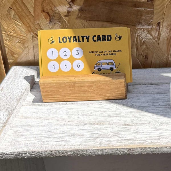 Wooden Card Holder | Wooden Business Card | Handmade Desk Organiser ...