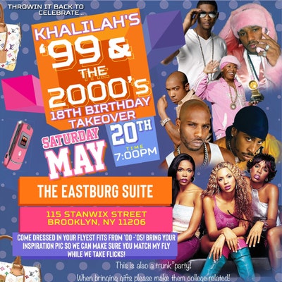 Customizable Retro Party Flyer Template 2000s R&B Party - Etsy