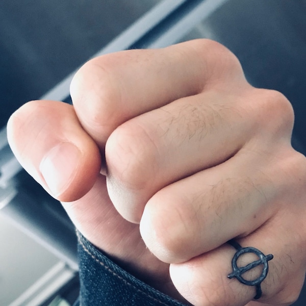 SALT Symbol - SALT Ring Sterling Silver Alchemy Occultism Occult ...